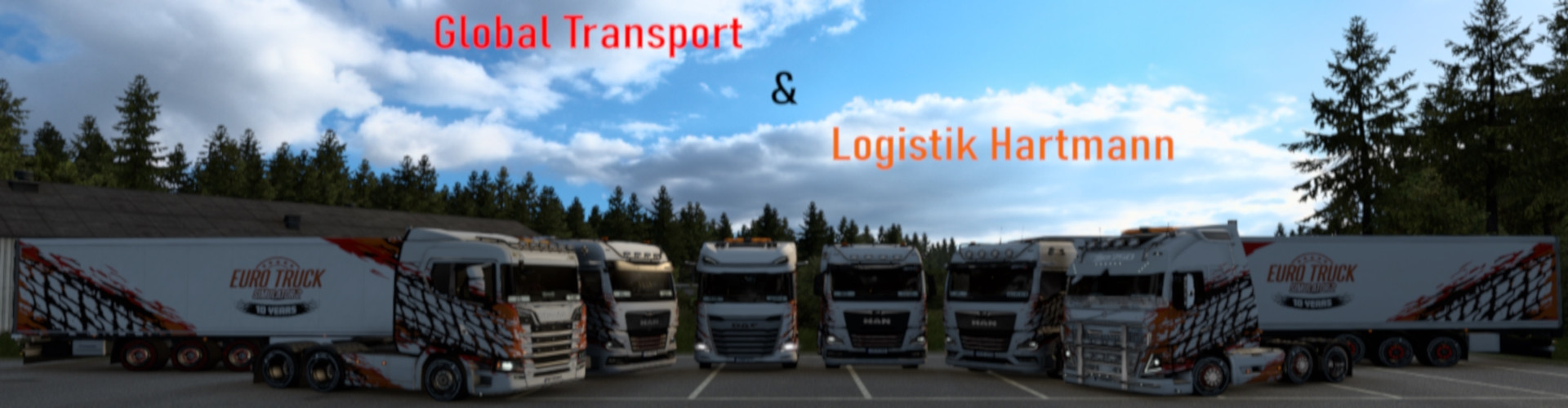 Jubiläumskonvoi Global Transport&Logistik Hartmann — Event — TruckersMP