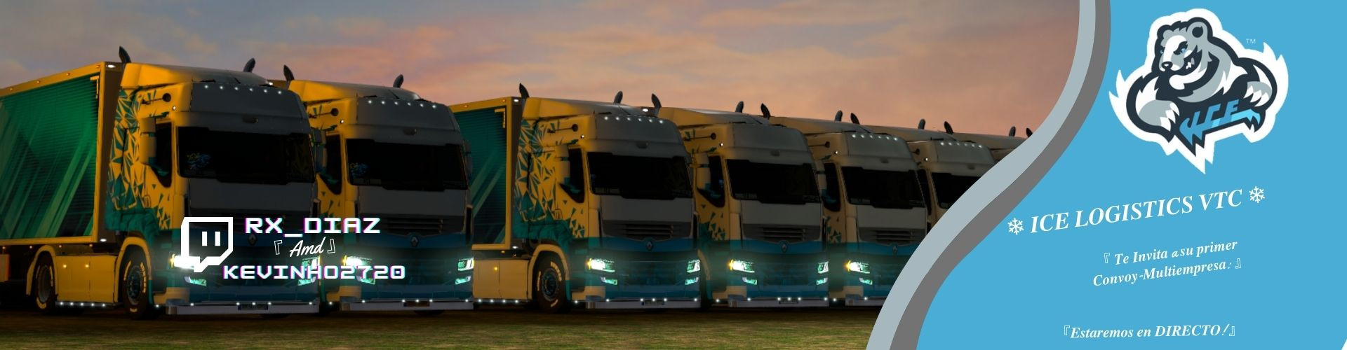 1er CONVOY OFFICIAL| ICE LOGISTICS VTC — Event — TruckersMP