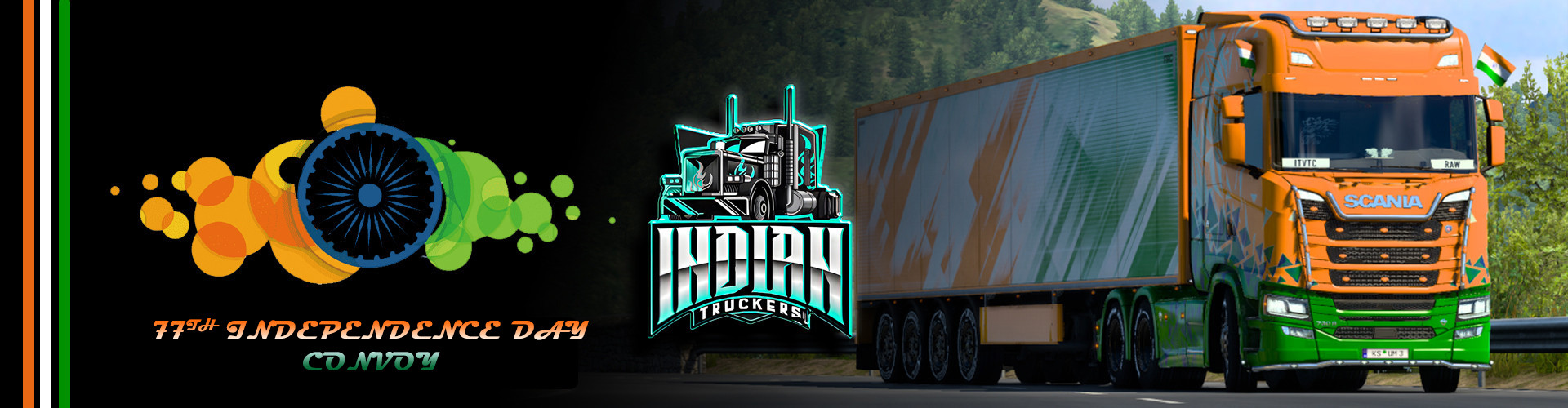INDIA'S 77TH INDEPENDENCE DAY CELEBRATION CONVOY — Event — TruckersMP