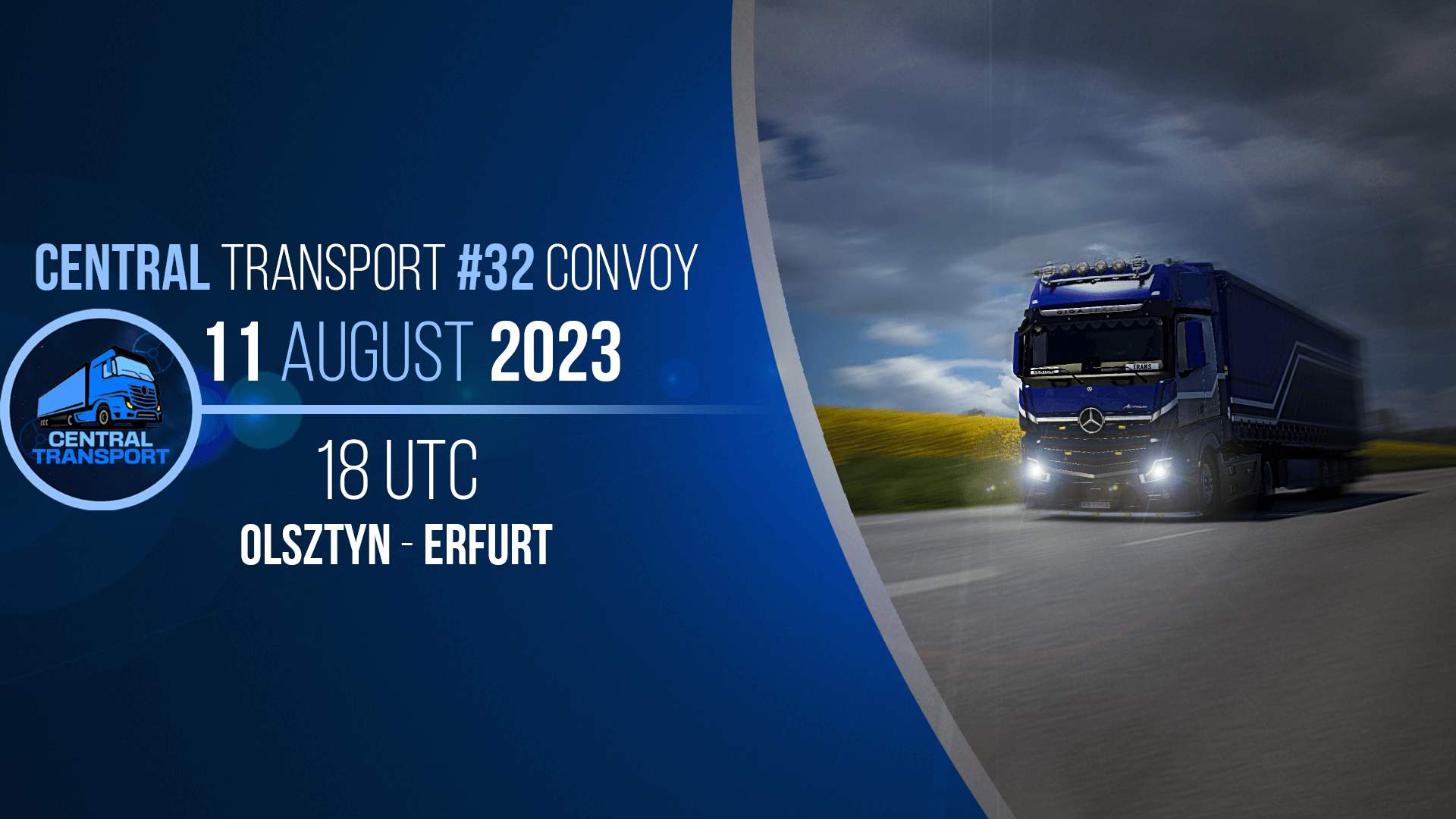 Central Transport convoy #32 — Event — TruckersMP