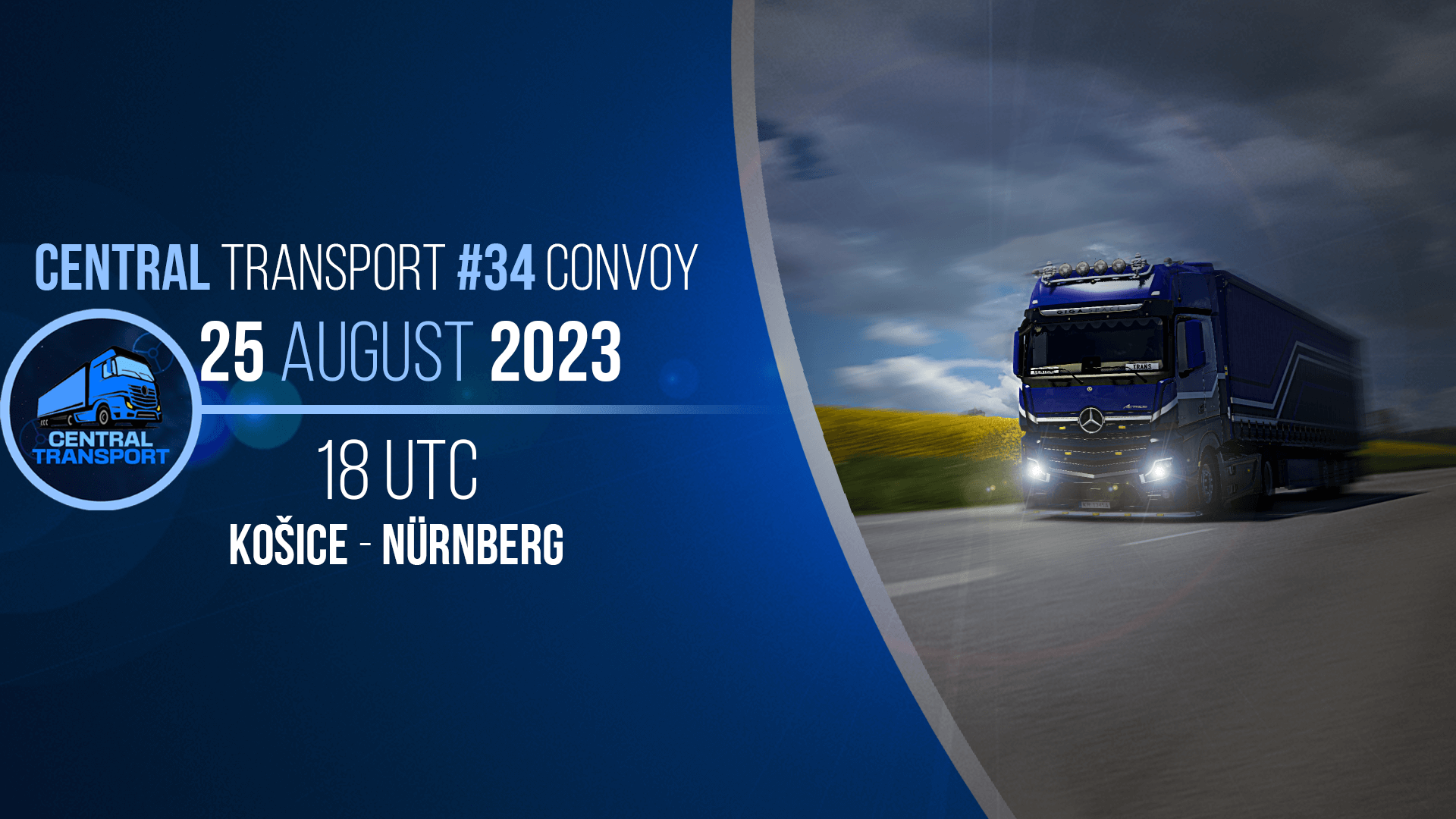 Central Transport convoy #34 — Event — TruckersMP