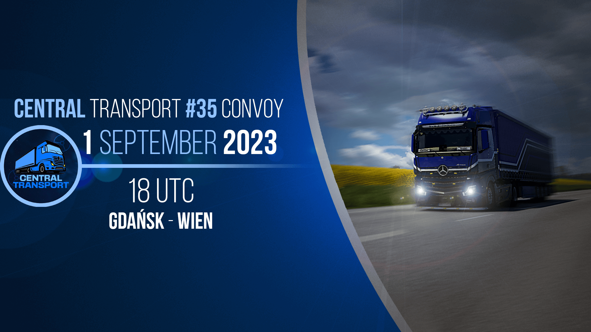 Central Transport convoy #35 — Event — TruckersMP