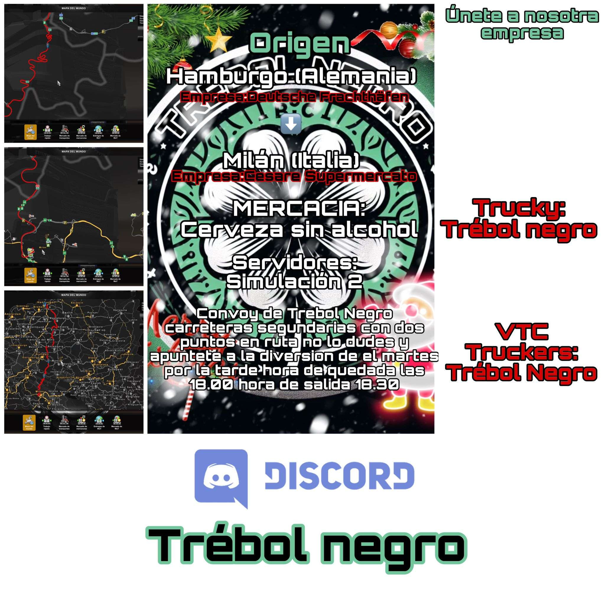 convoy multiempresa trebol negro — Event — TruckersMP