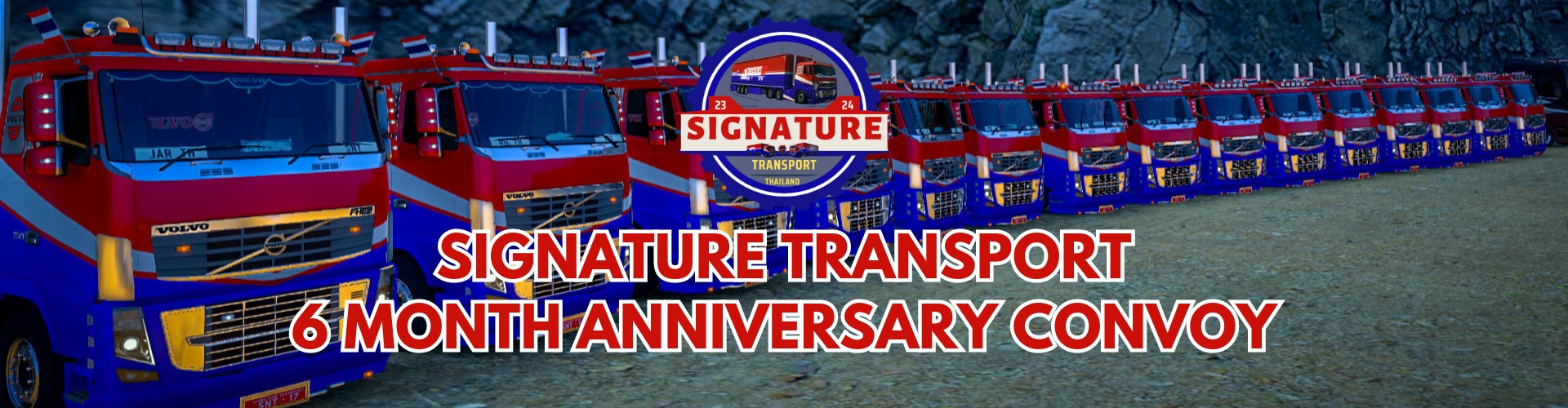 SIGNATURE TRANSPORT 6 MONTH ANNIVERSARY CONVOY — Event — TruckersMP