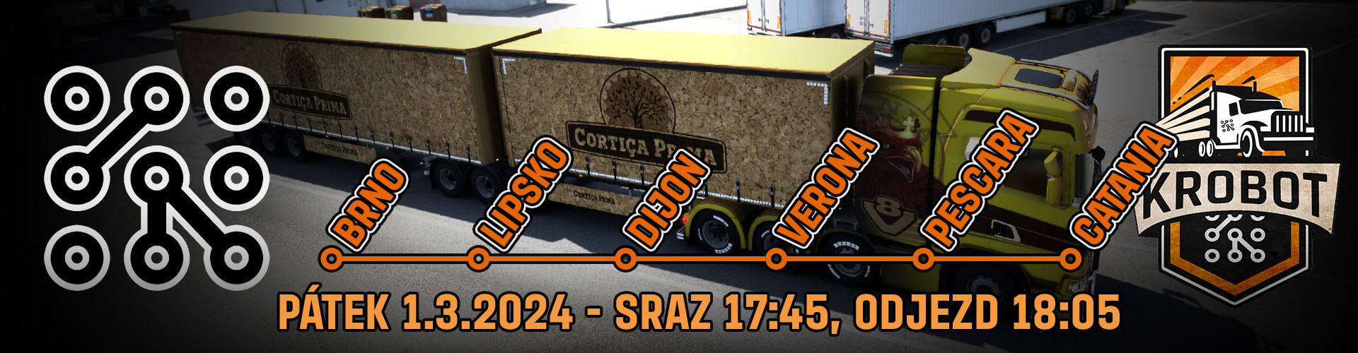 kROBOT Youtube Mulťák 1.3.2024 — Event — TruckersMP