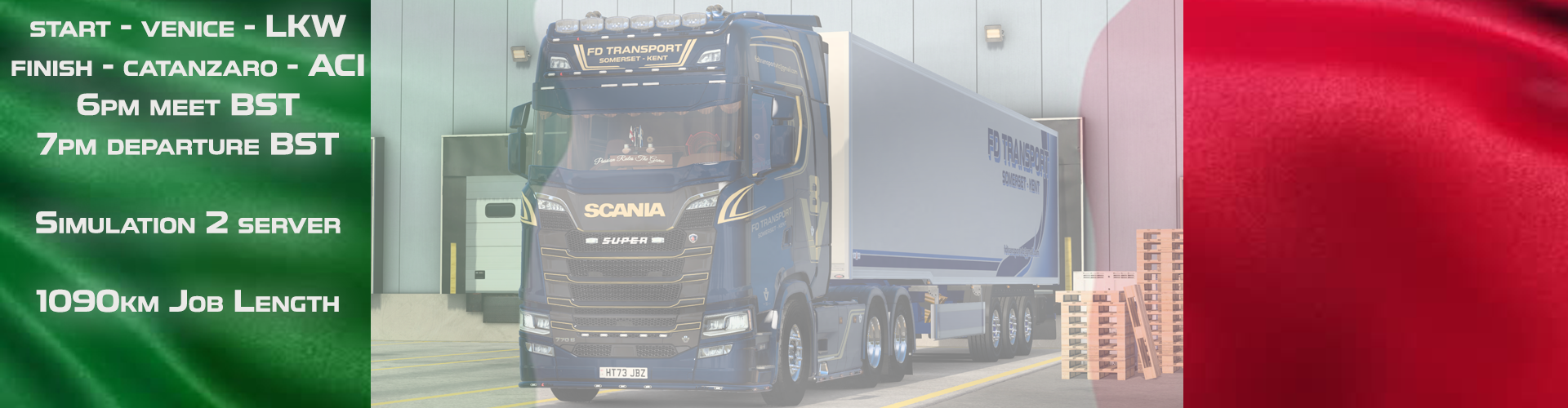FD Transport October convoy - The Italian Job — Event — TruckersMP