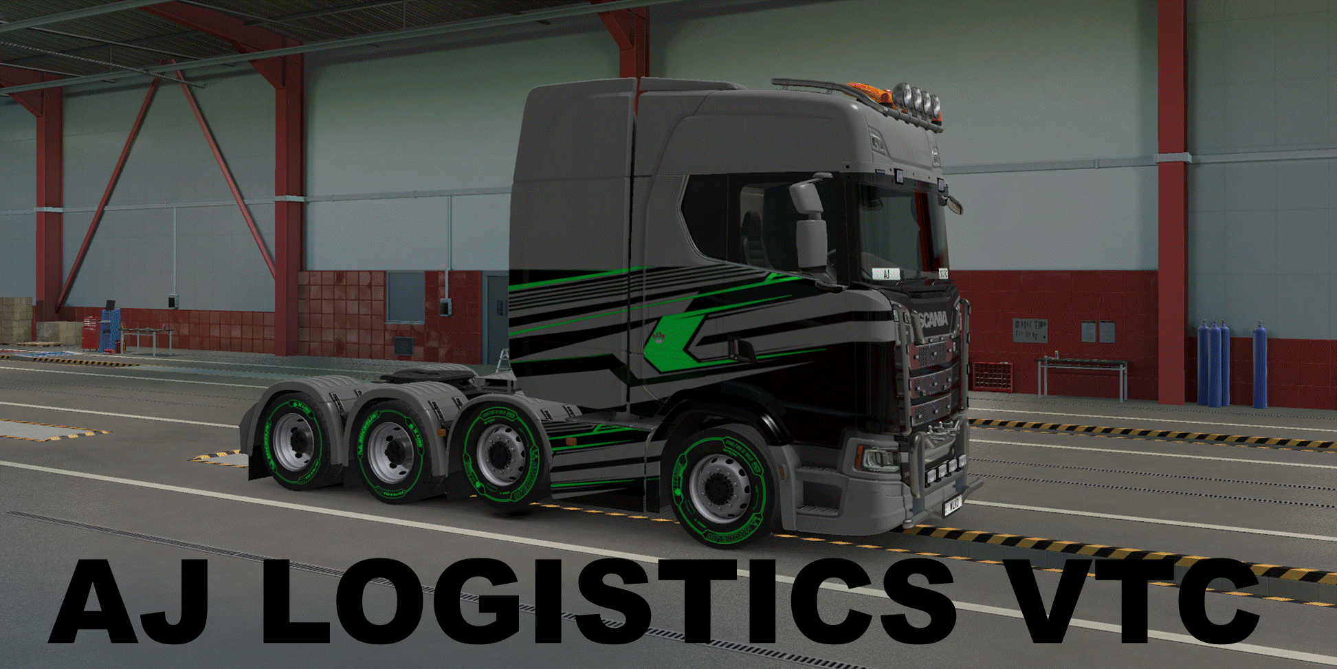 AJ Logistics xmas eve convoy - 欧卡工具站