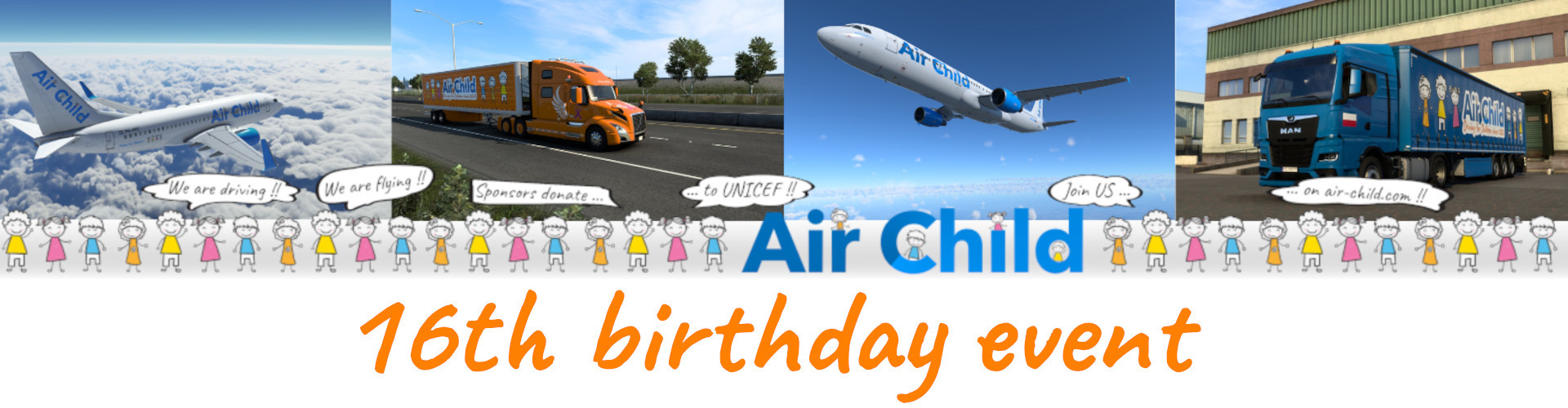 16th Birthday of Air Child — Event — TruckersMP