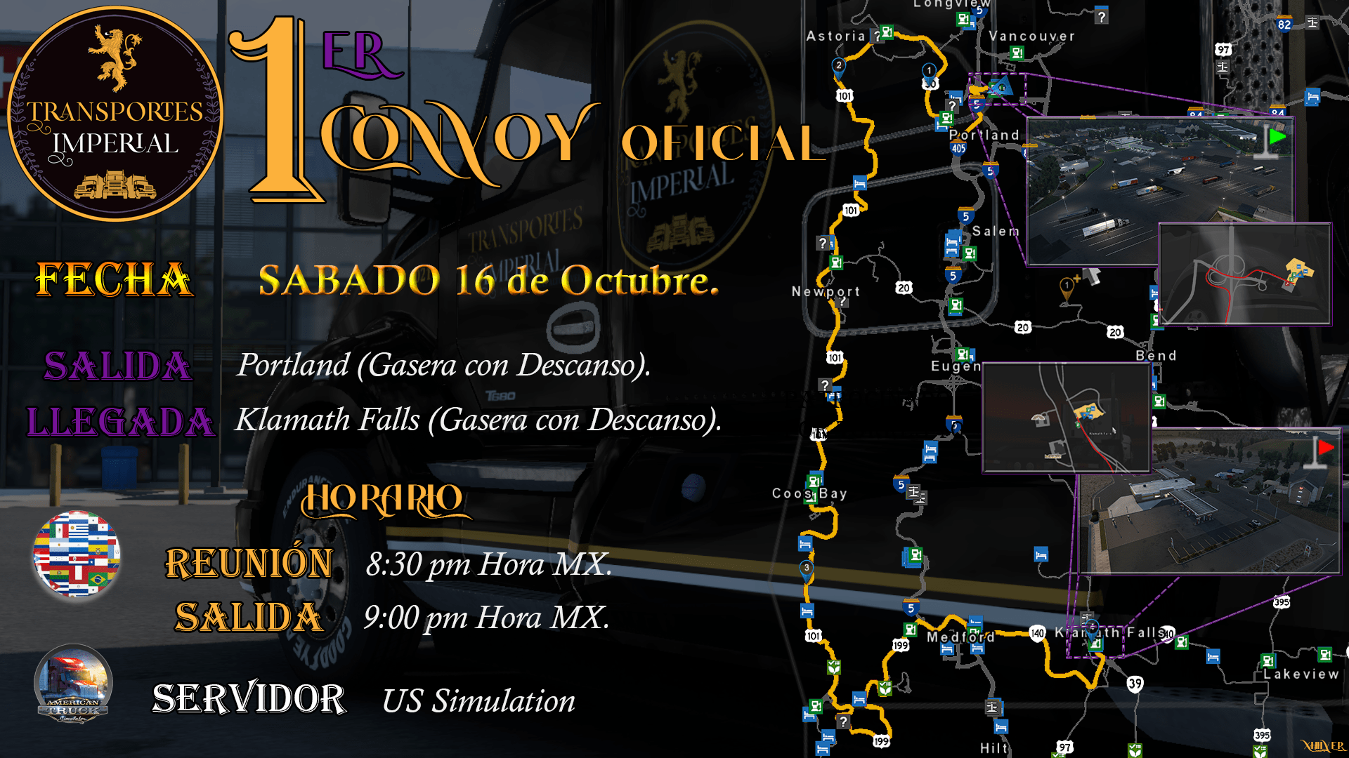 Primer Convoy Imperial — Event — TruckersMP