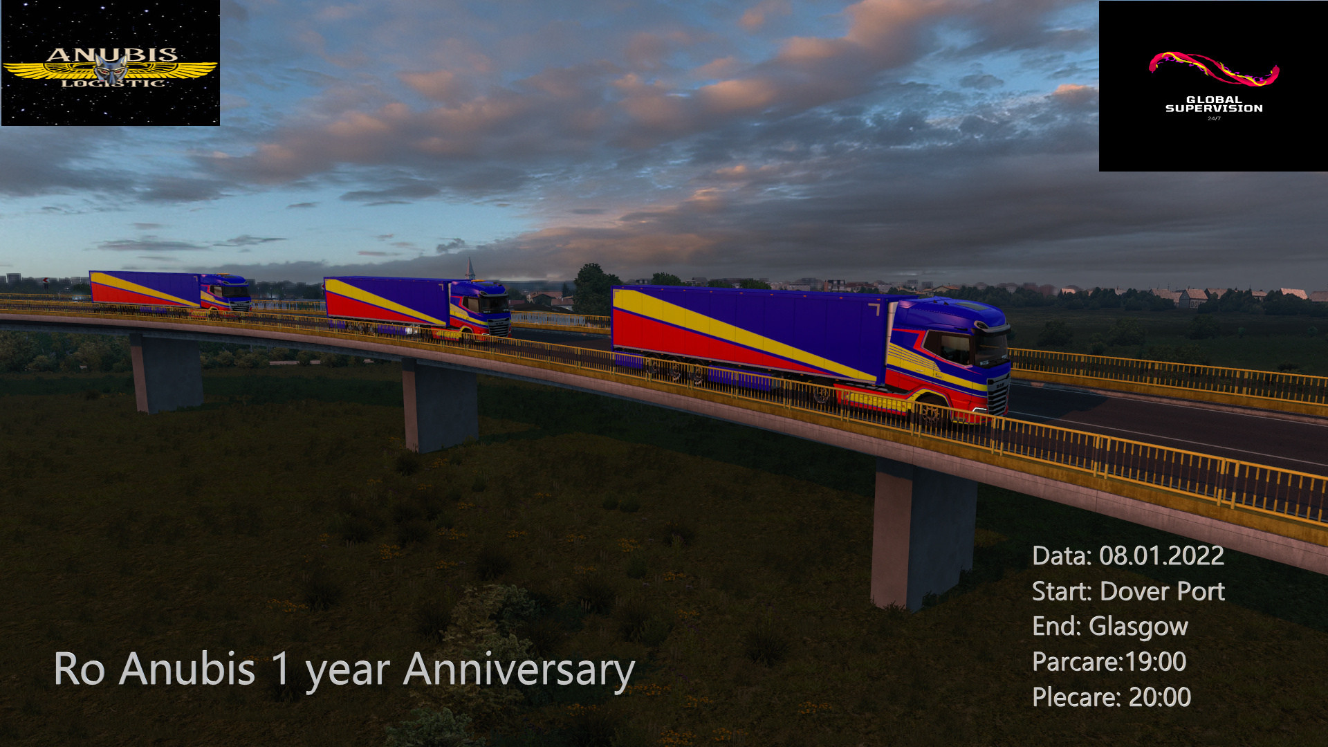 Ro Anubis 1 year Anniversary — Event — TruckersMP