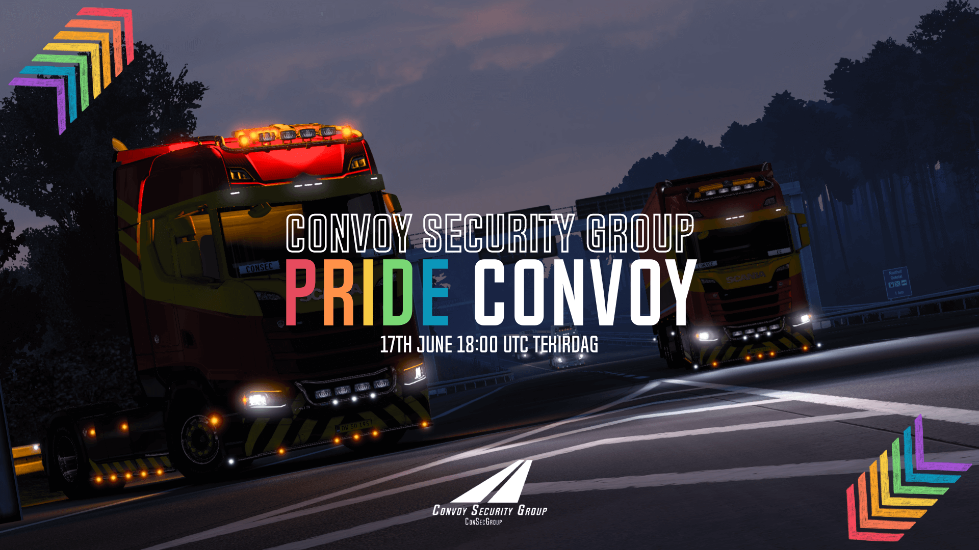 🚚 ConSecGroup Pride Convoy 🚚 — Event — TruckersMP