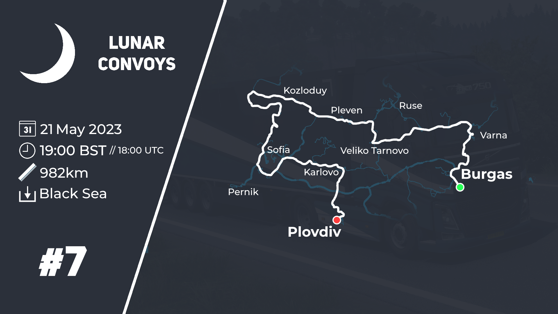 ⬜️ May! | Lunar Convoys #7 — Event — TruckersMP