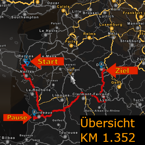 Frankreich entdecken mit der KCL — Event — TruckersMP