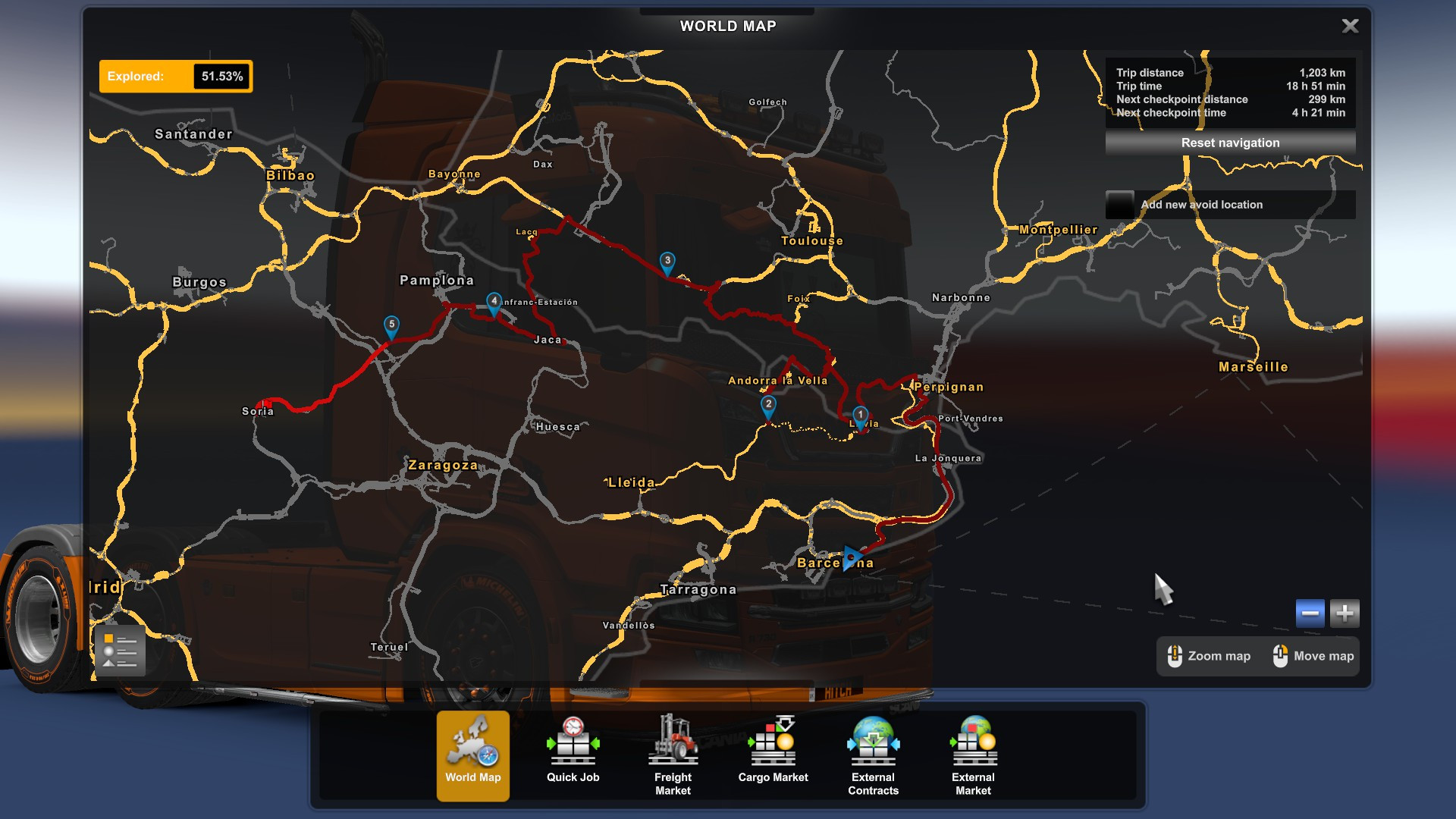 Taking the scenic route! — Event — TruckersMP