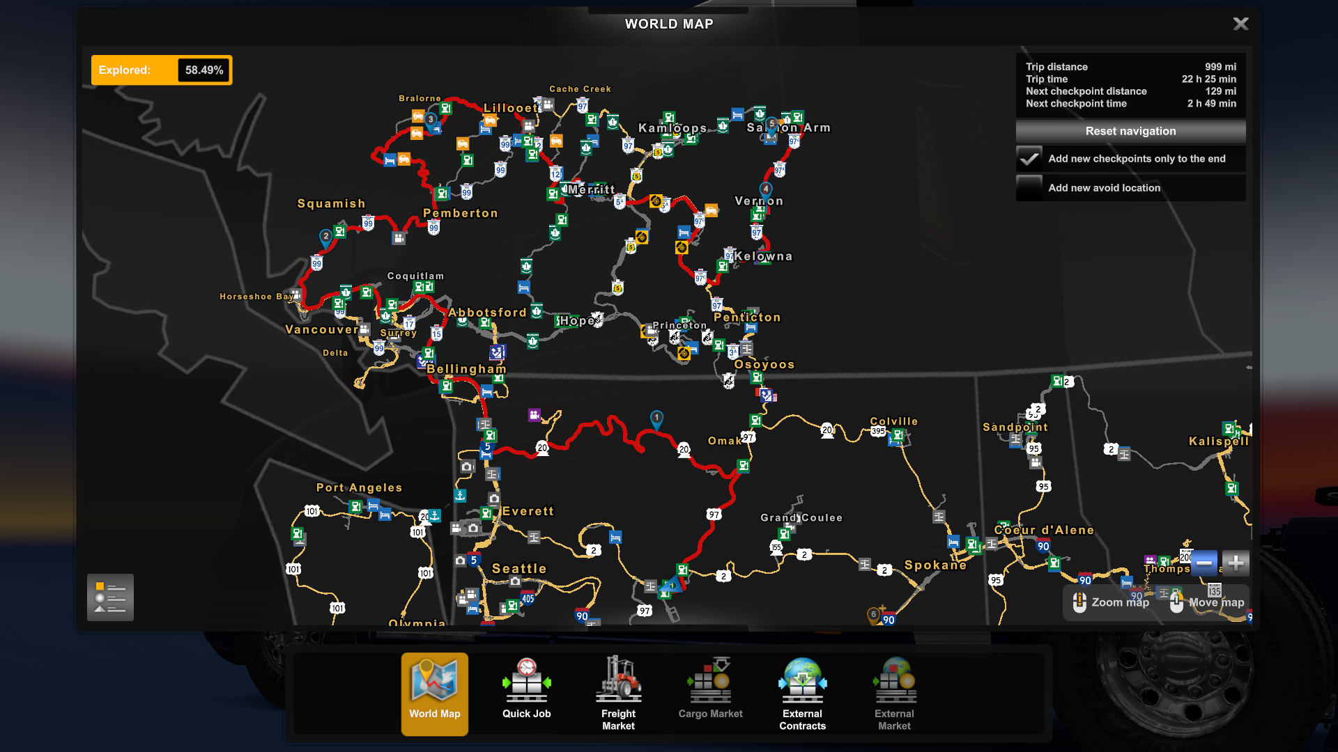 LKW Logistics ATS Promods Canada Convoy — Event — TruckersMP