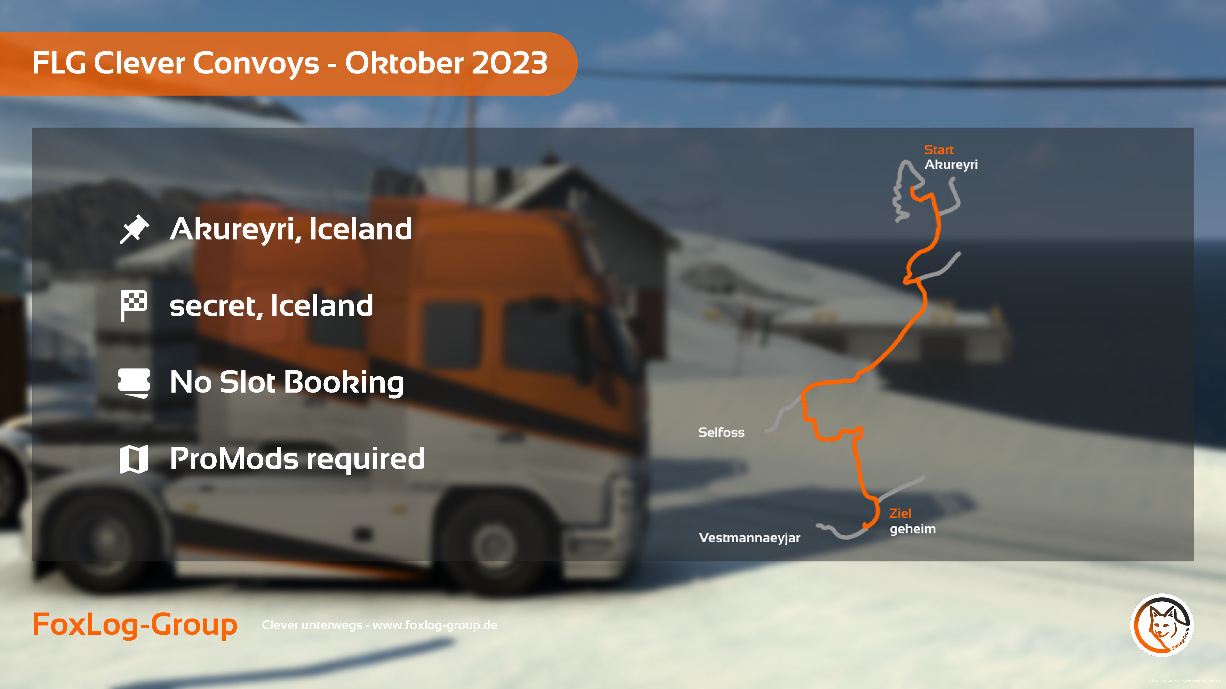 FLG Clever Convoys - Oktober 2023 — Event — TruckersMP