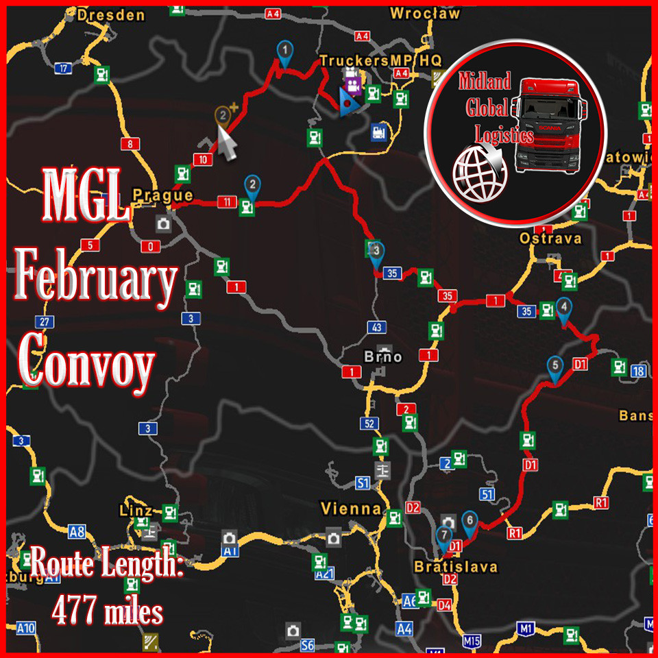 MGL February Monthly Convoy — Event — TruckersMP