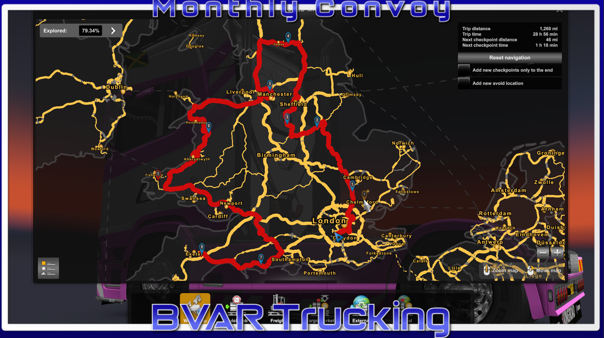 BVAR Trucking - In Memory Of KillerFrost | Convoy — Event — TruckersMP