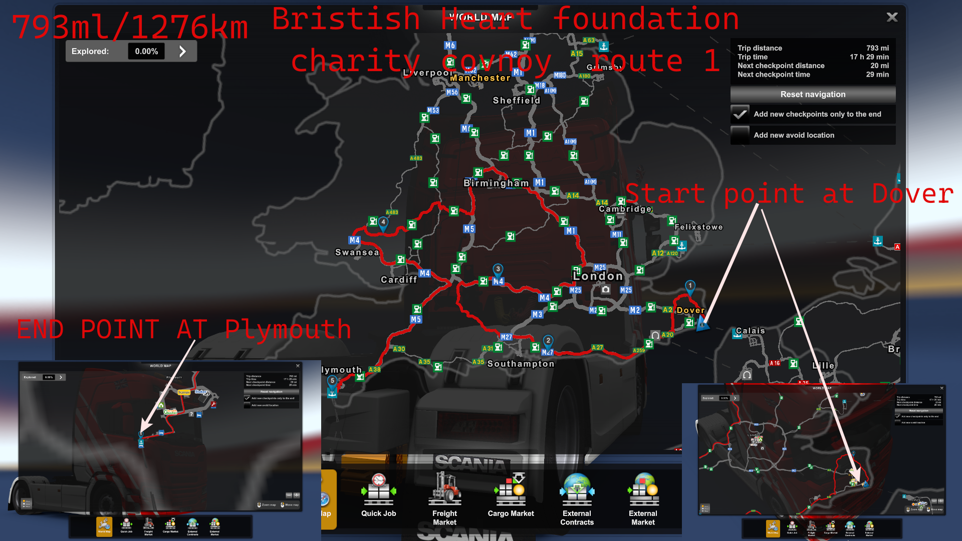 British heart foundation charity convoy January monthly convoy — Event ...