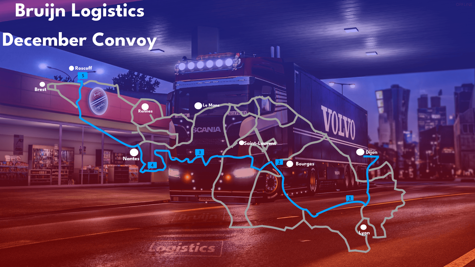 Bruijn Logistics Monthly Convoy — Event — TruckersMP