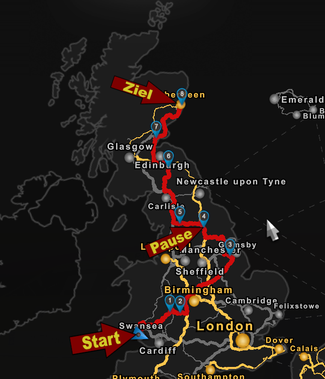 Großbritannien mit der KCL — Event — TruckersMP