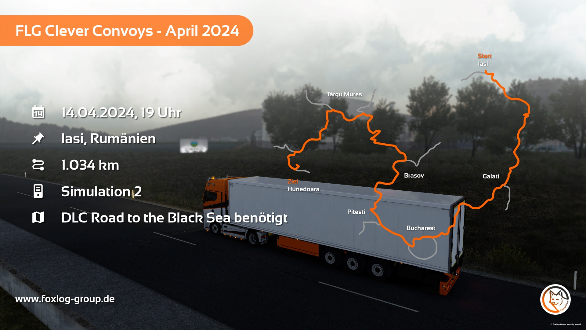 FLG Clever Convoys - April 2024 — Event — TruckersMP