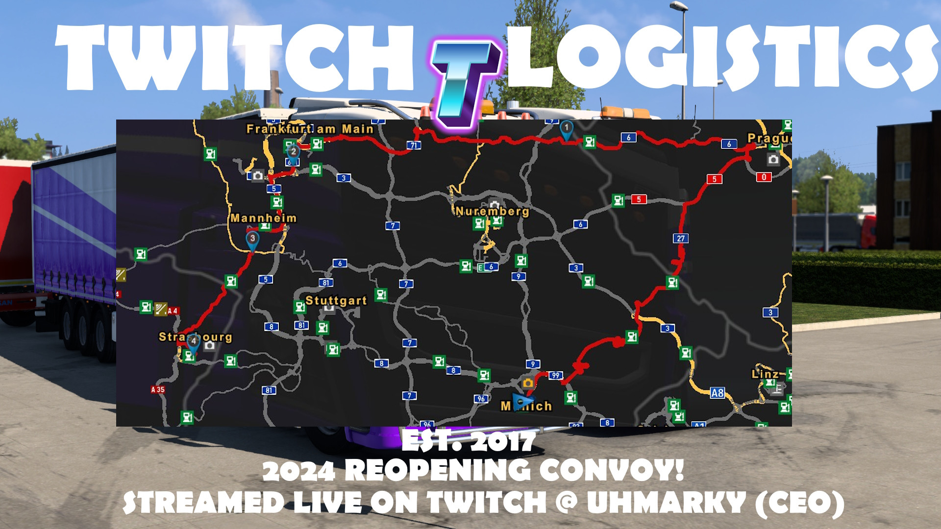 Twitch Logistics VTC - 2024 Return Convoy — Event — TruckersMP