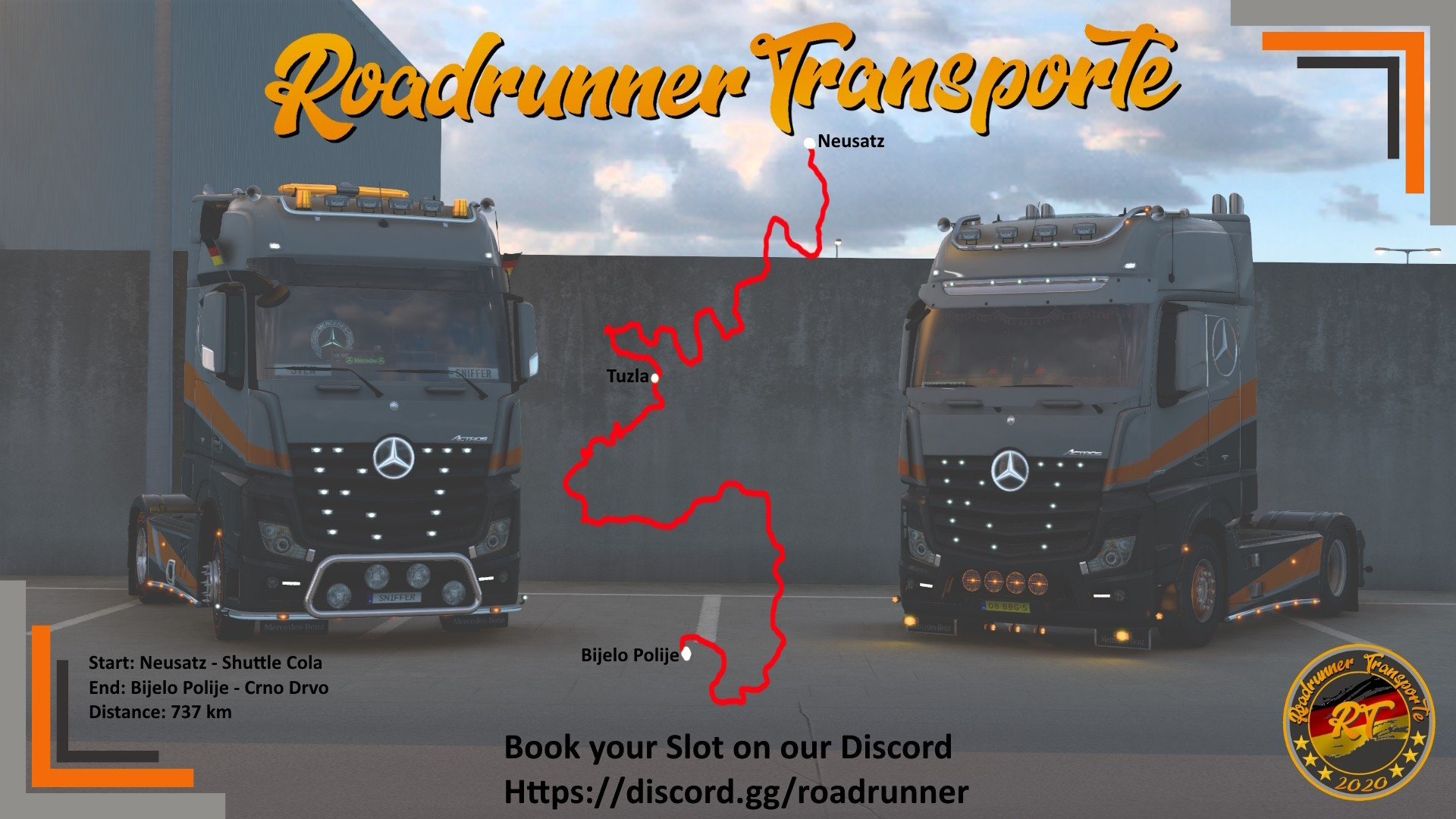 Roadrunner & Friends on Tour 25 - 07 — Event — TruckersMP