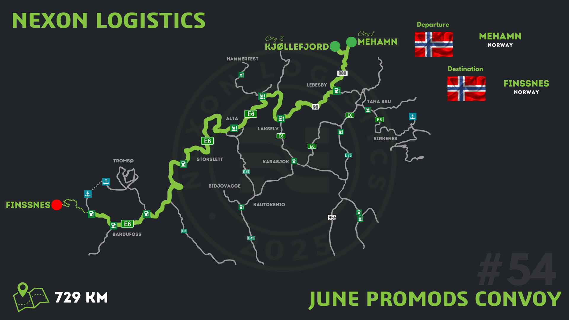 Nexon Logistics June Promods Convoy #54 — Event — TruckersMP