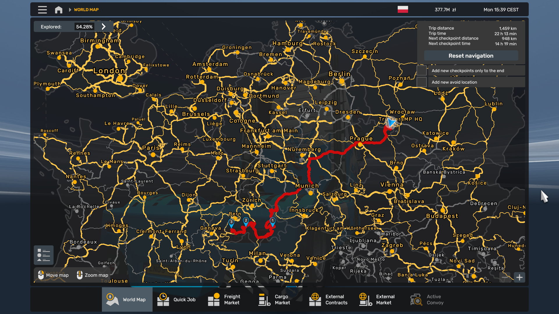 konwój urodzinowy visualsza menedżer firmy wwa trans — Event — TruckersMP