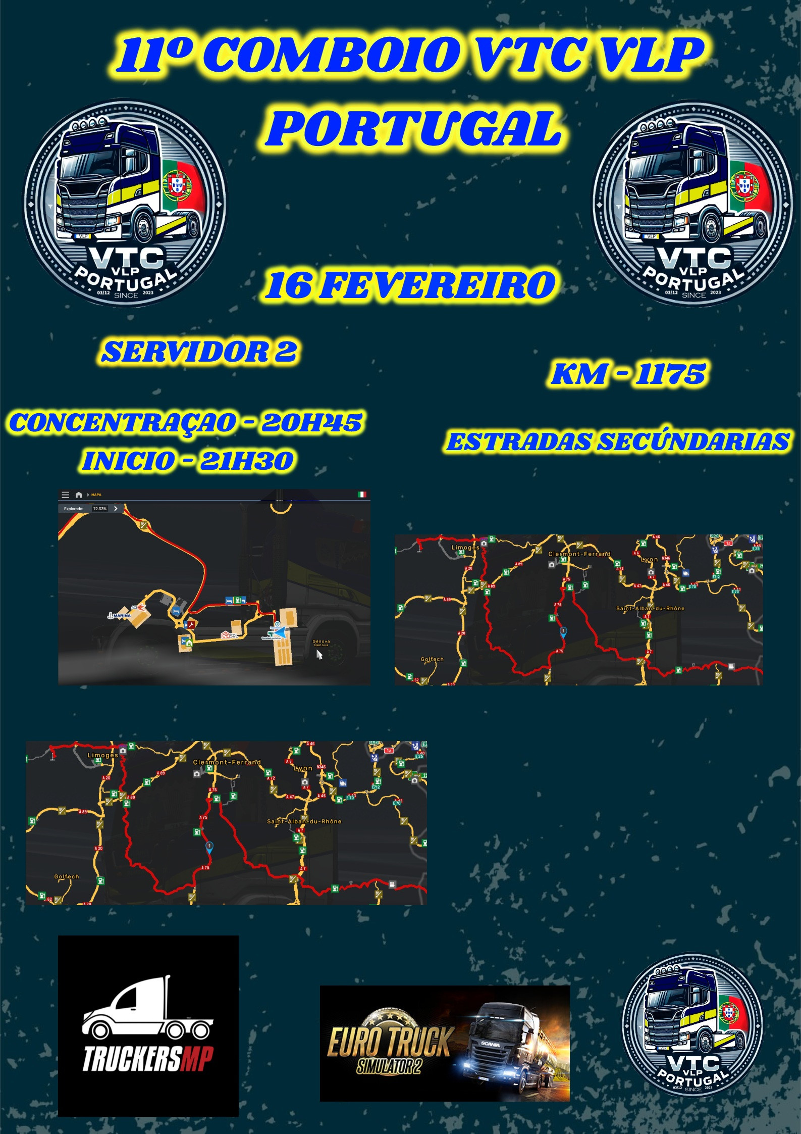 Comboio VTC VLP — Event — TruckersMP Comboio VTC VLP — Event — TruckersMP