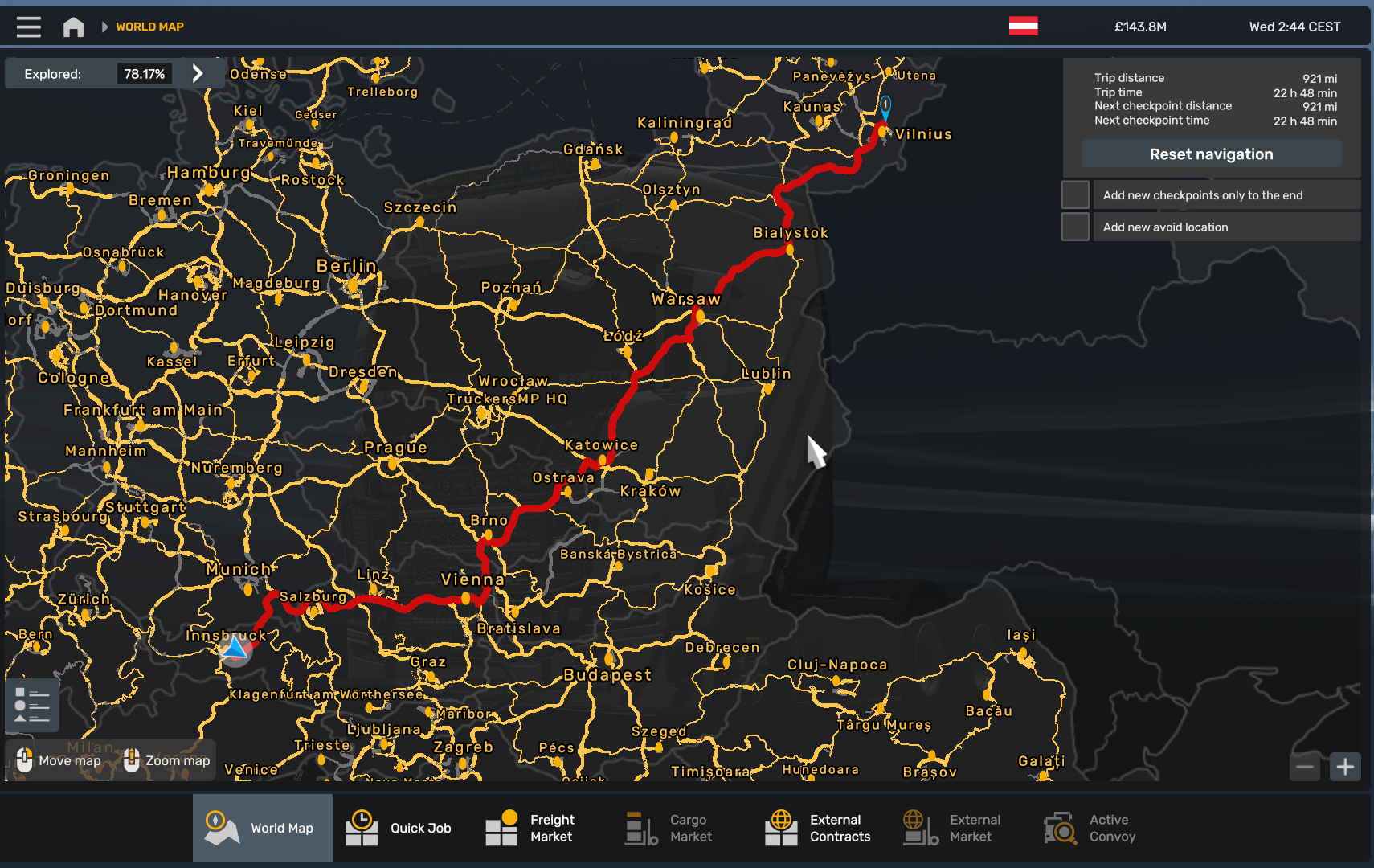 AJ Logistics Media Team Birthday Public Convoy — Event — TruckersMP