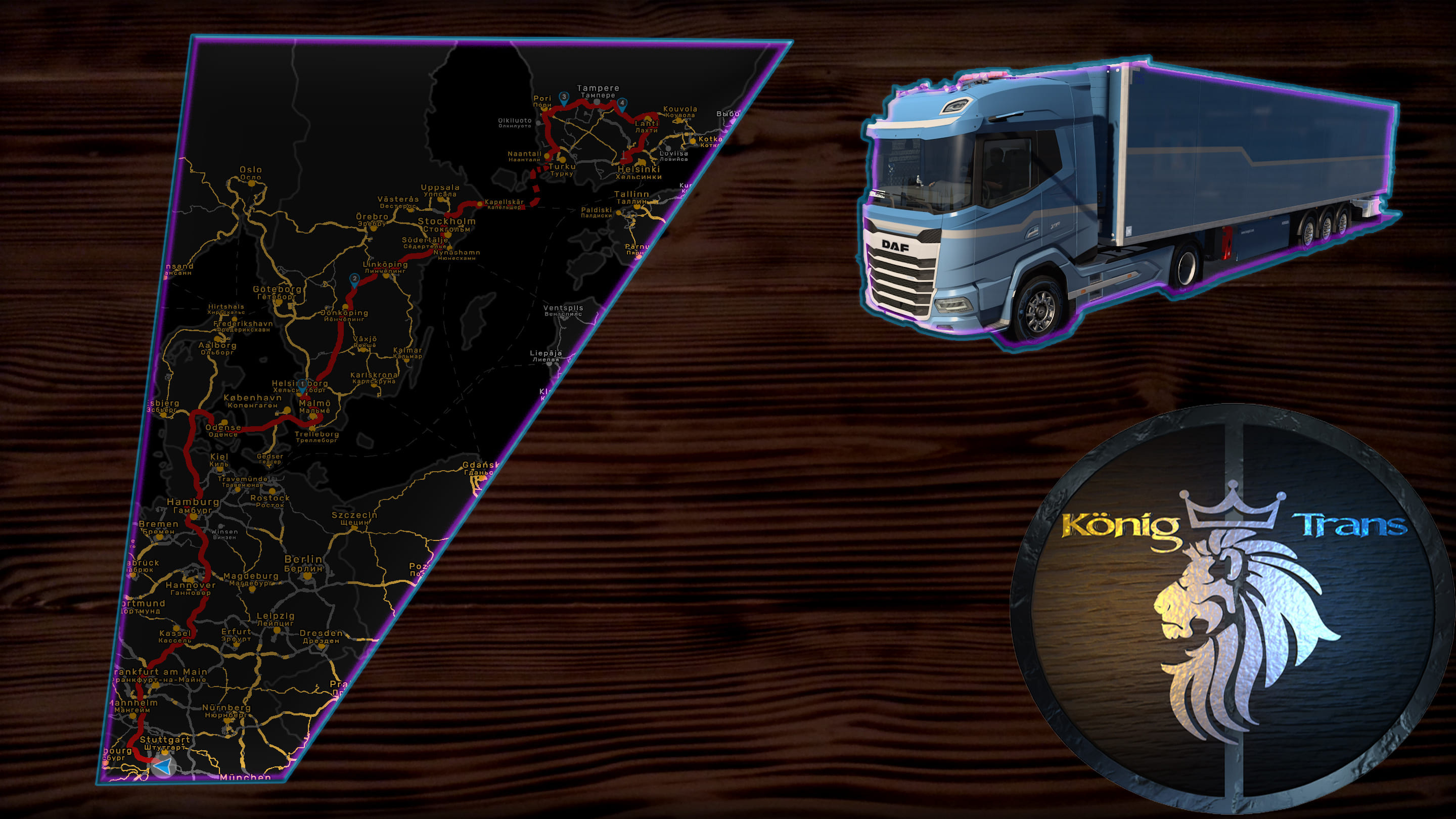 Совместный конвой VTC König Trans и ВТК Интегра — Event — TruckersMP