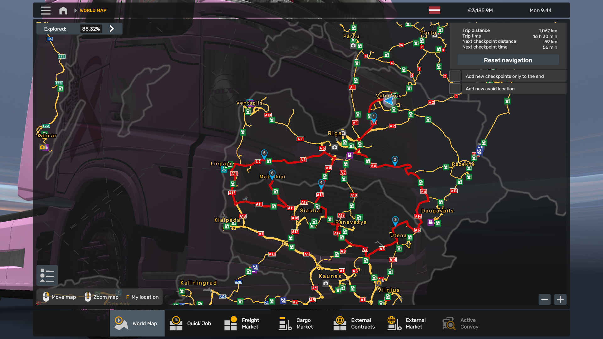 A Cozy Drive in January with Pink Ribbon VTC — Event — TruckersMP
