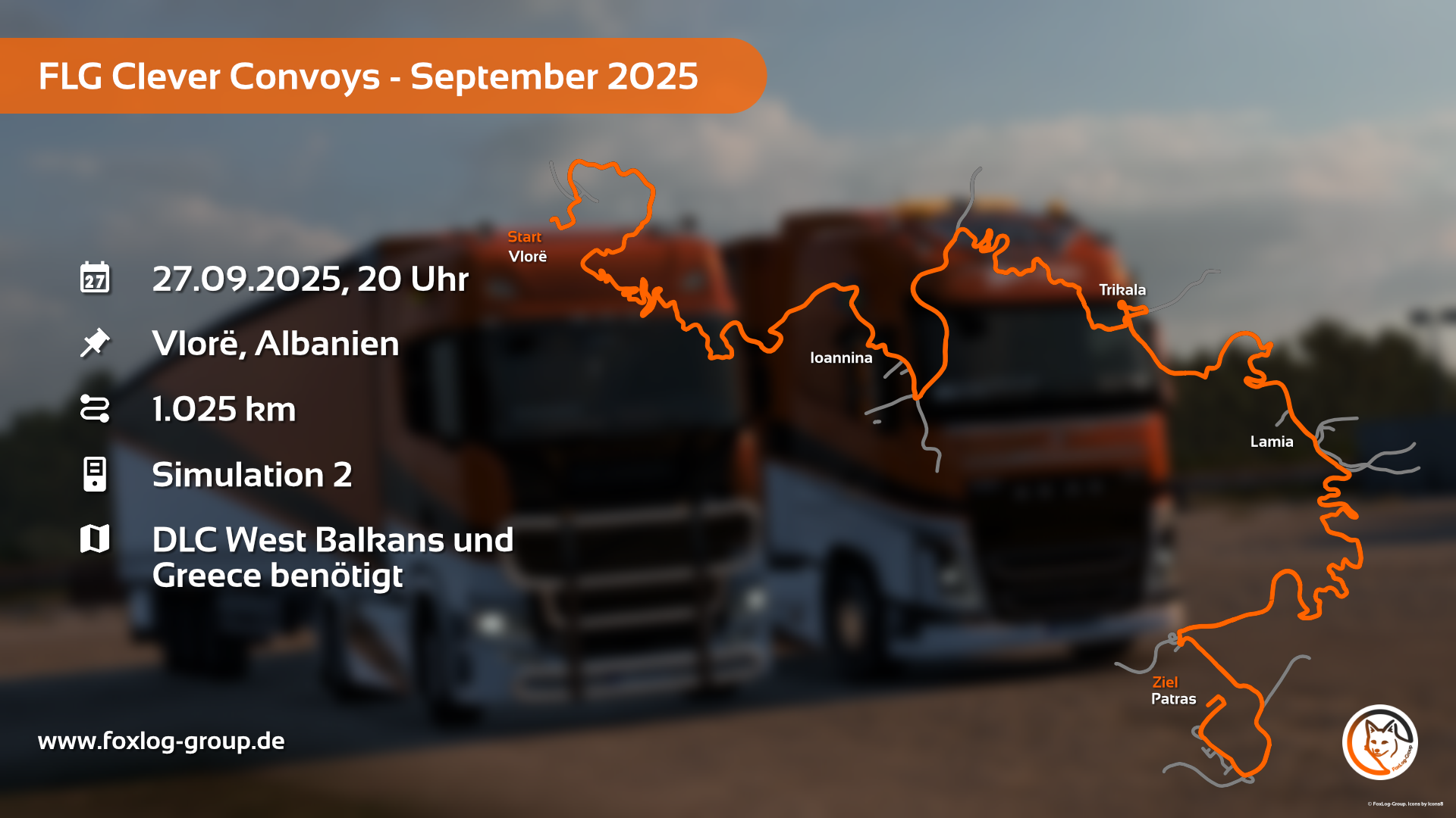 FLG Clever Convoys - September 2025 — Event — TruckersMP