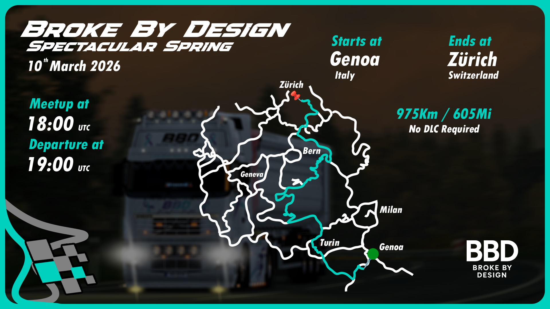 A Spectacular Spring with Broke By Design — Event — TruckersMP