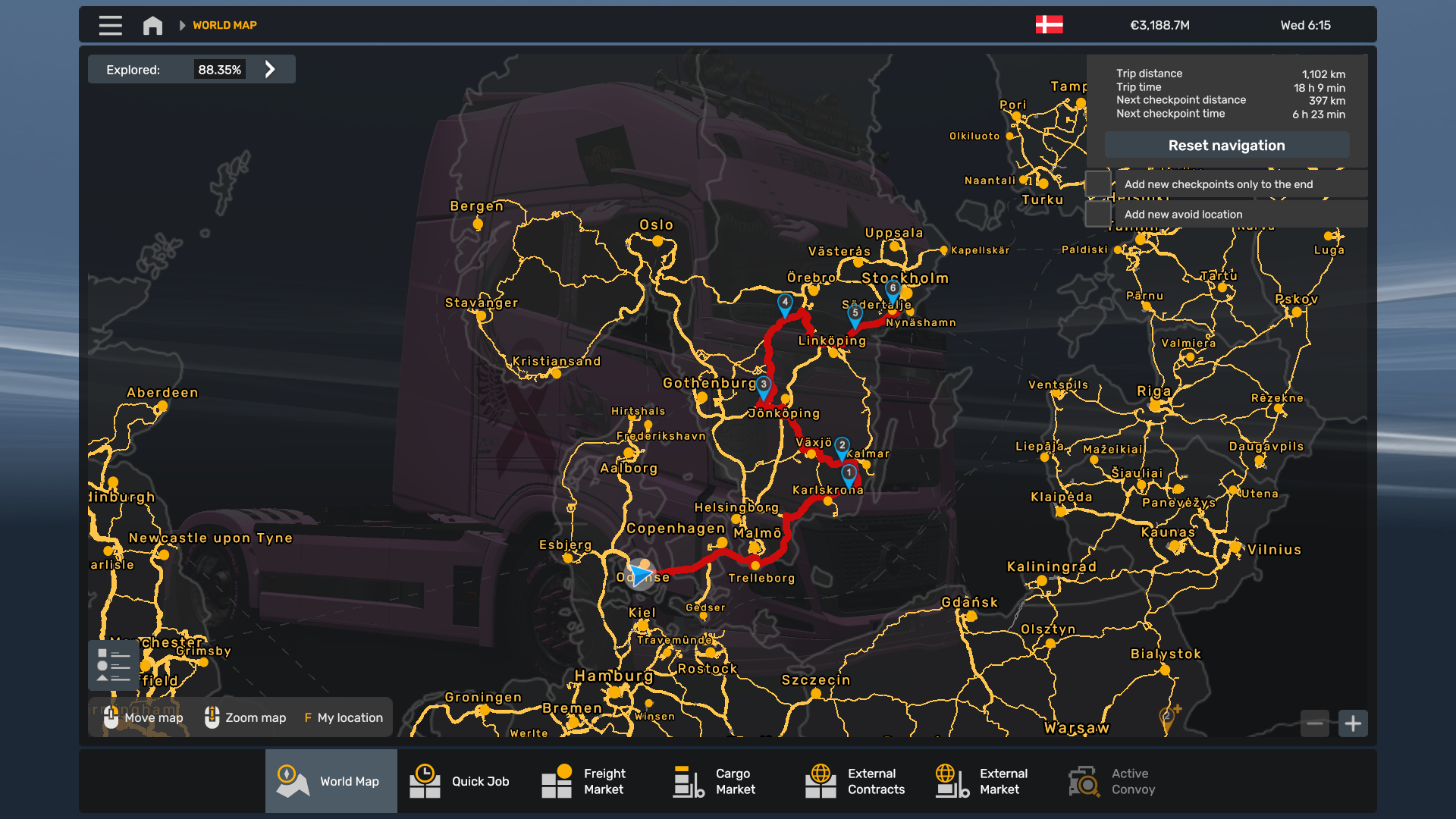 A Cozy Drive in March with Pink Ribbon VTC — Event — TruckersMP