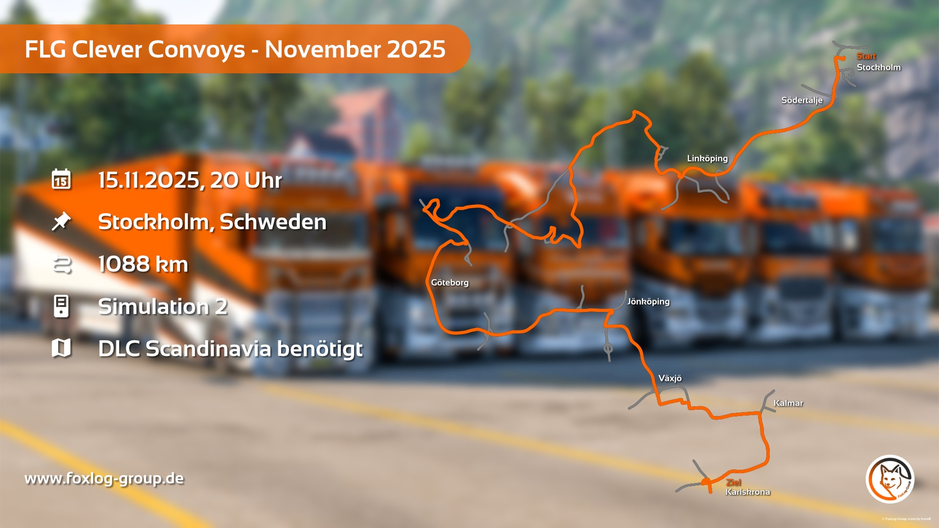 FLG Clever Convoys - November 2025 — Event — TruckersMP