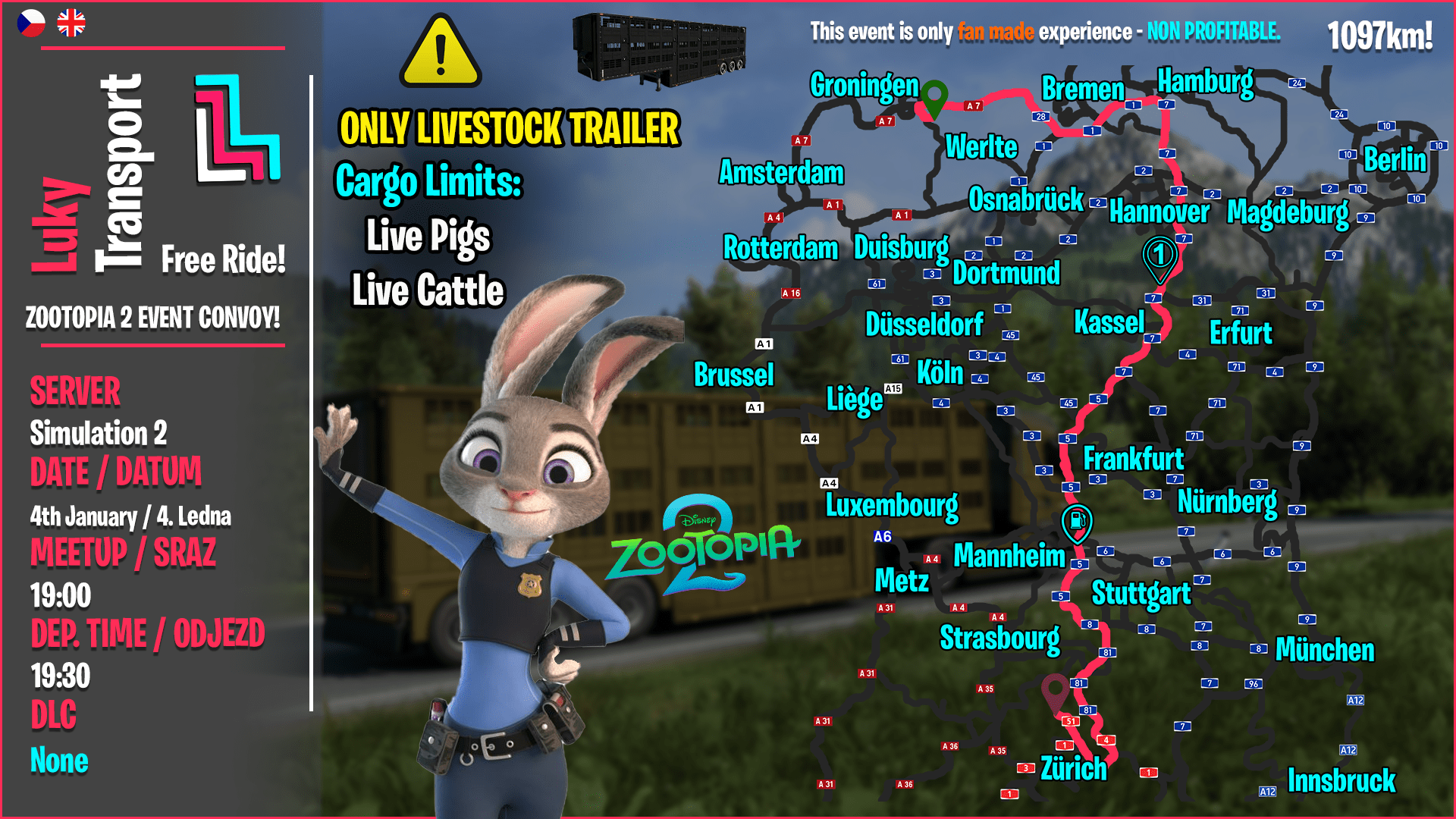 ZOOTOPIA 2 FANMADE EVENT! — Event — TruckersMP