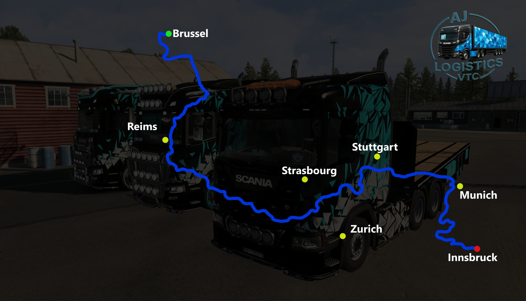 AJ Logistics January Public Convoy #1 — Event — TruckersMP